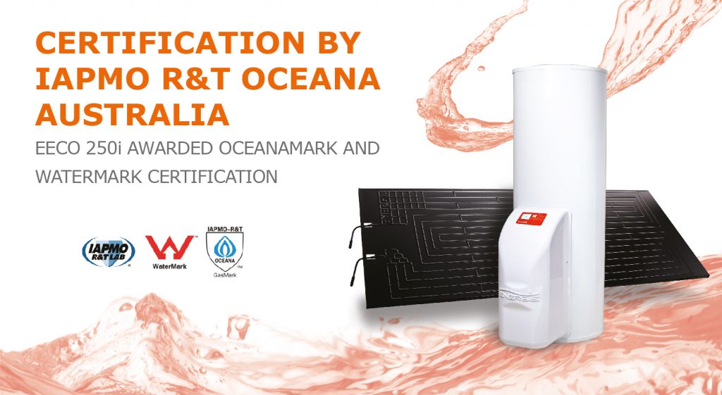 CERTIFICATION BY IAPMO RT OCEANA – AUSTRALIA - ENERGIE EST, Lda.
